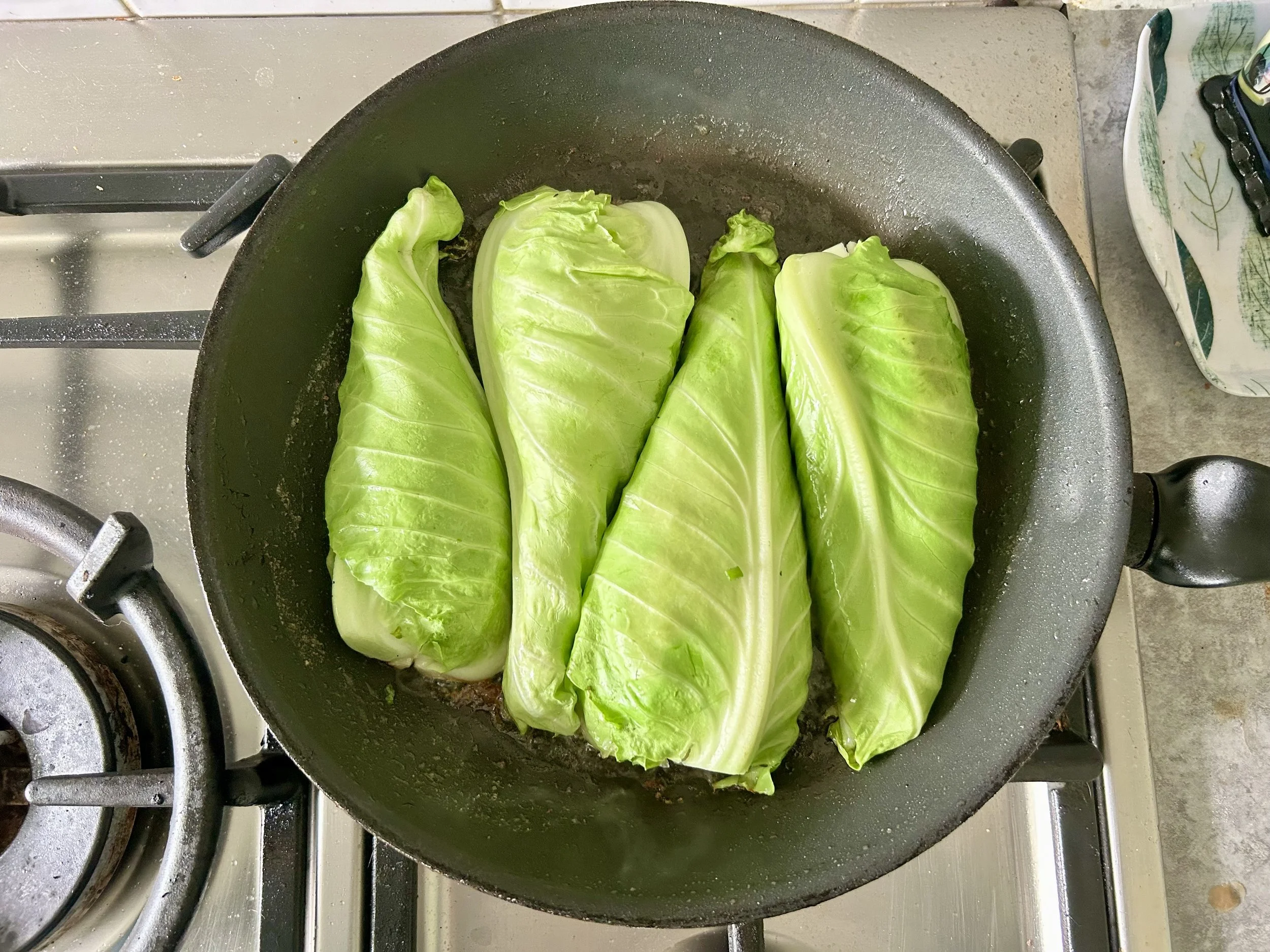 Charred Cabbage with Red Pepper Sauce Recipe | Lee & The Sweet Life
