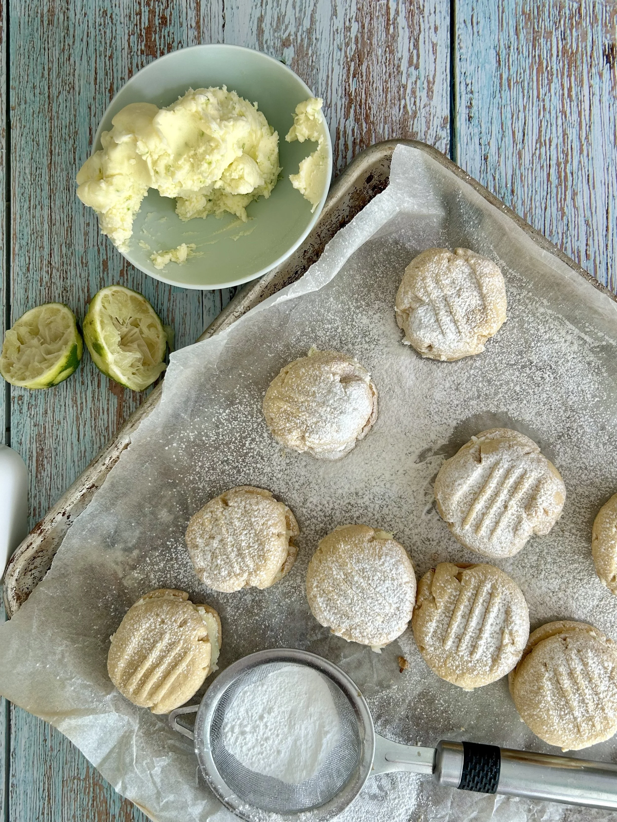 Lime Melting Moments with Fresh Lime Buttercream recipe | Lee & The ...