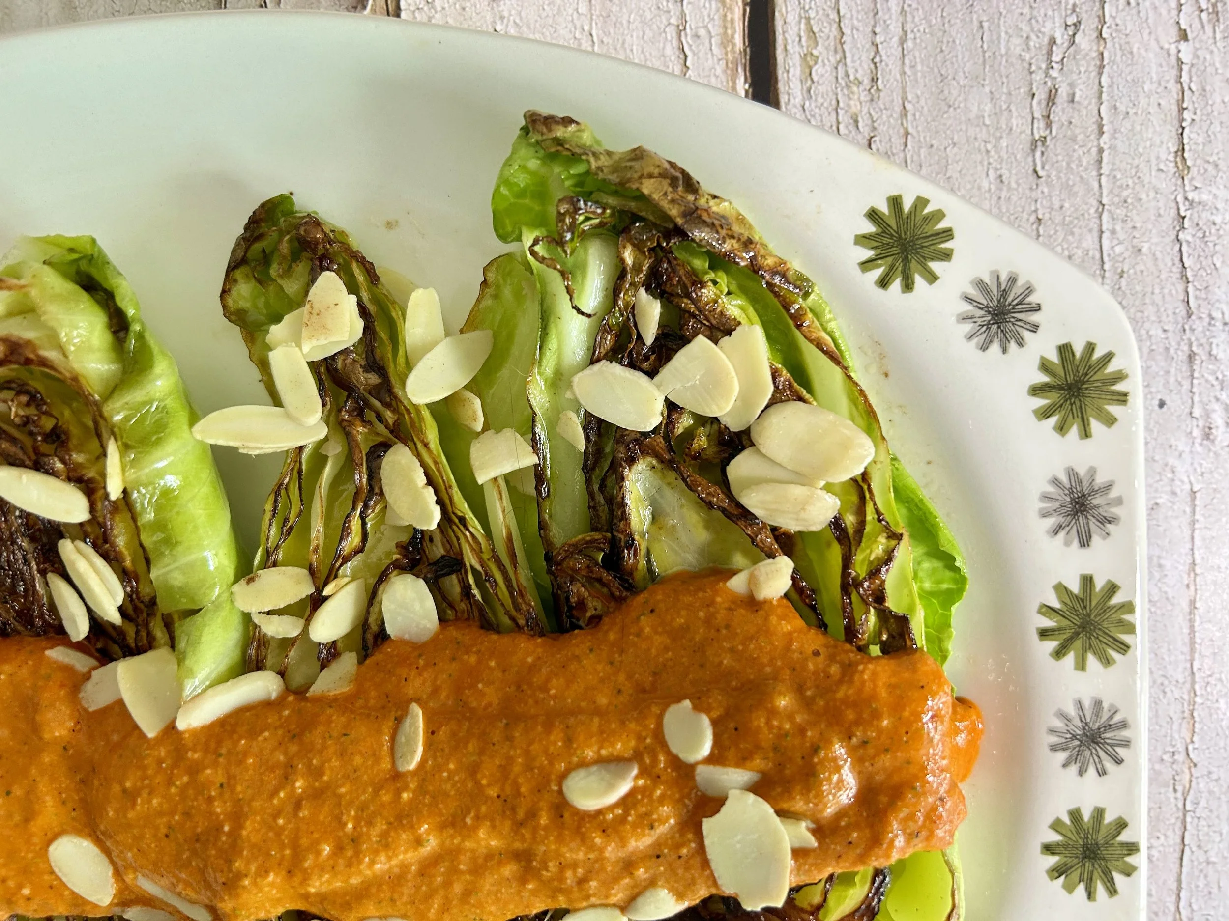 Charred Cabbage with Red Pepper Sauce Recipe | Lee & The Sweet Life
