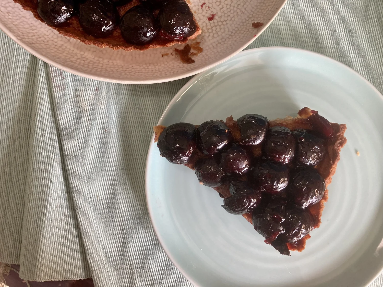 Fresh Cherry Frangipane Tart Recipe | Lee & The Sweet Life