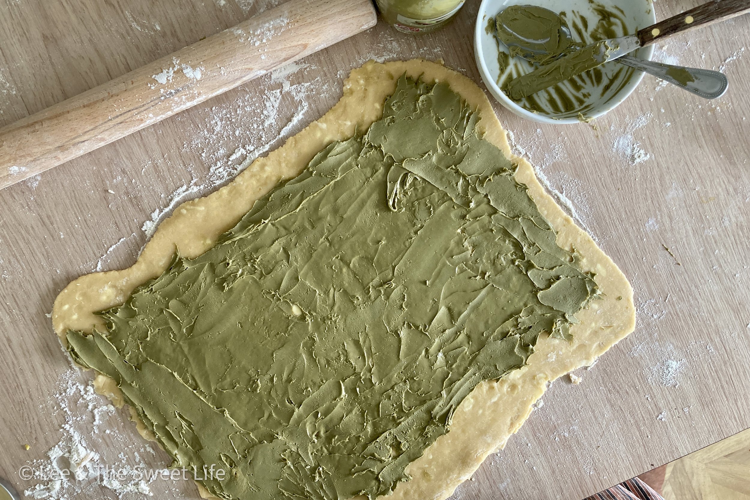 Pistachio Cream Filled Biscotti recipe | Lee & The Sweet Life
