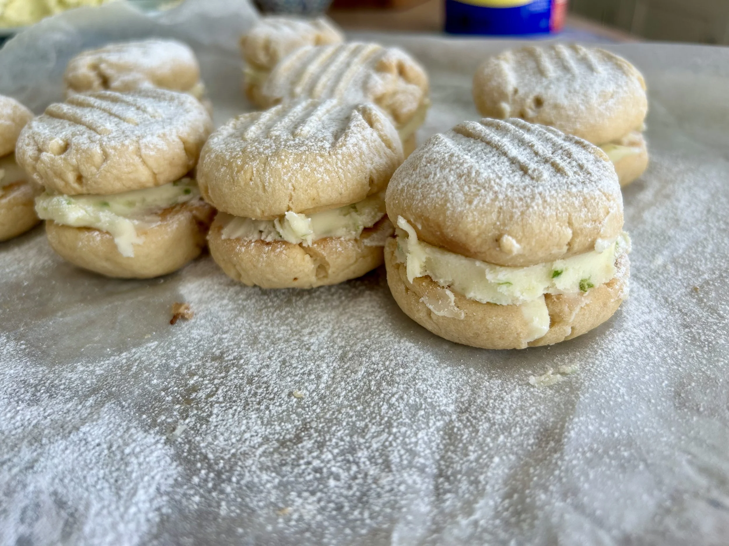 Lime Melting Moments with Fresh Lime Buttercream recipe | Lee & The ...