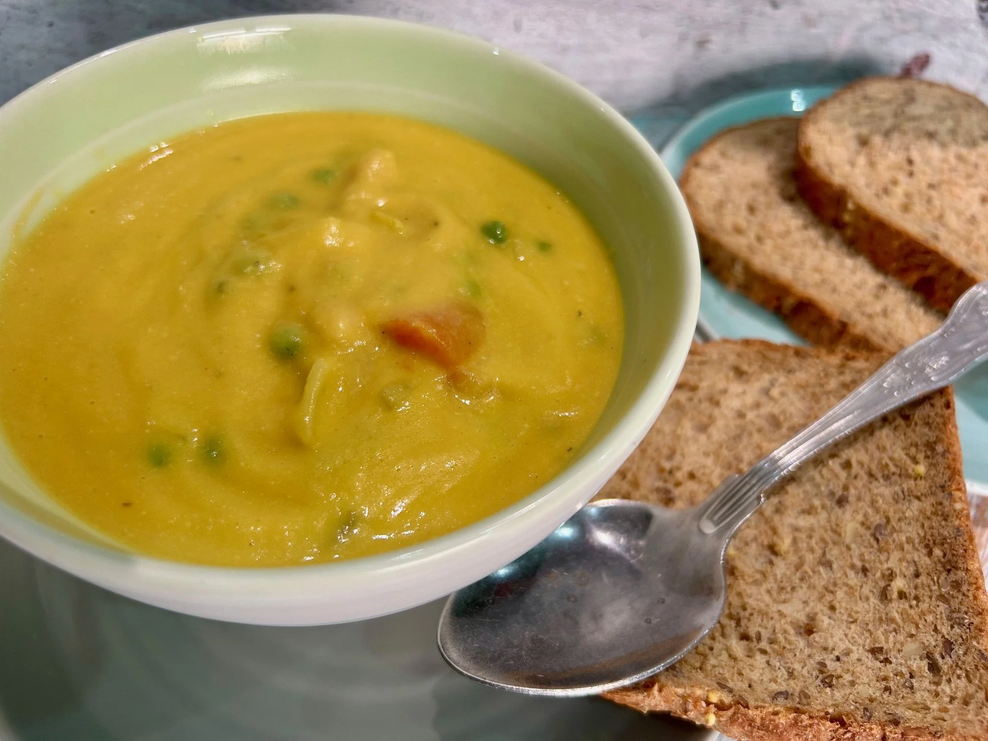 Root Vegetable Soup with Borlotti Beans | Lee & The Sweet Life