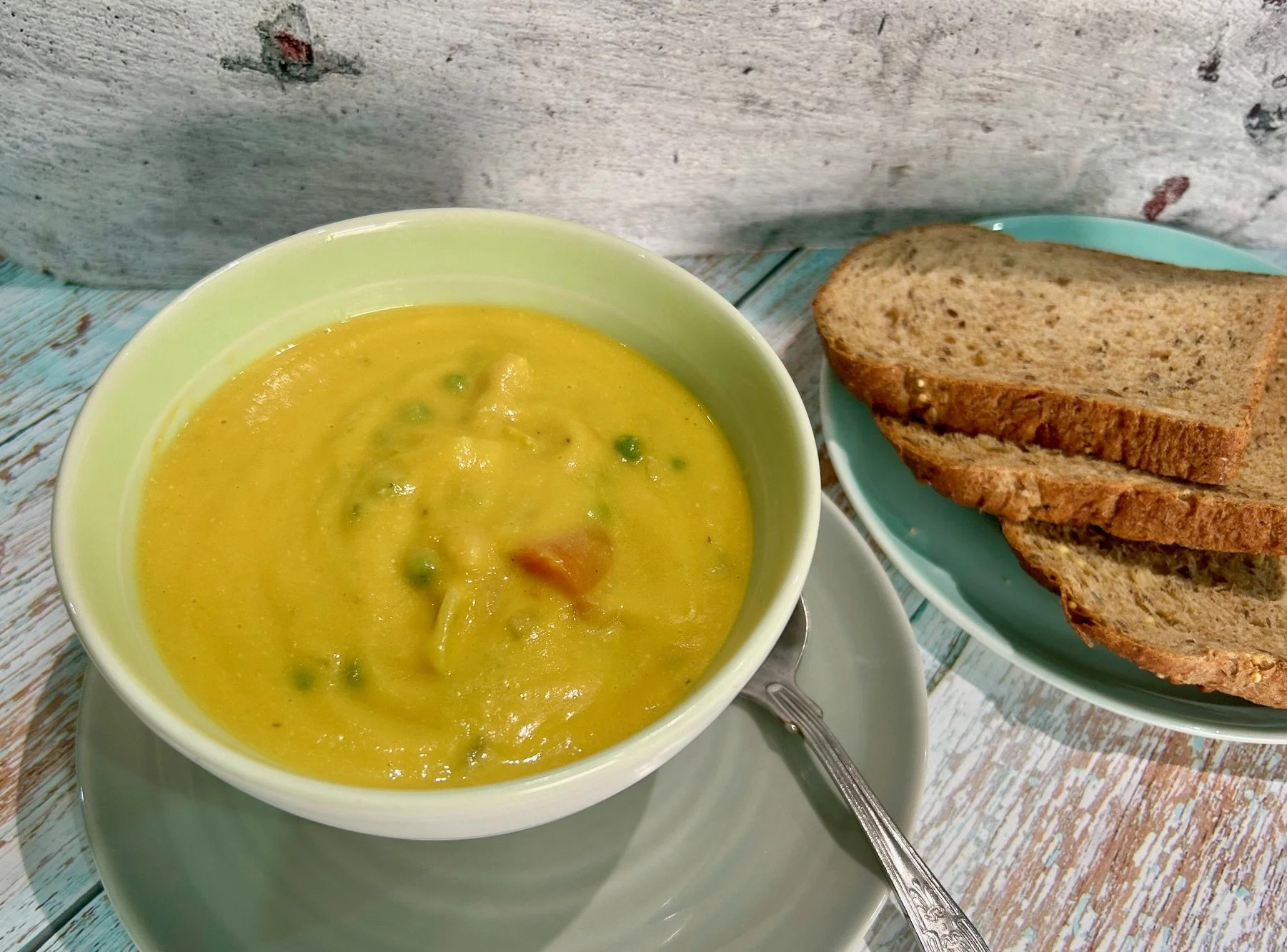 Root Vegetable Soup with Borlotti Beans | Lee & The Sweet Life