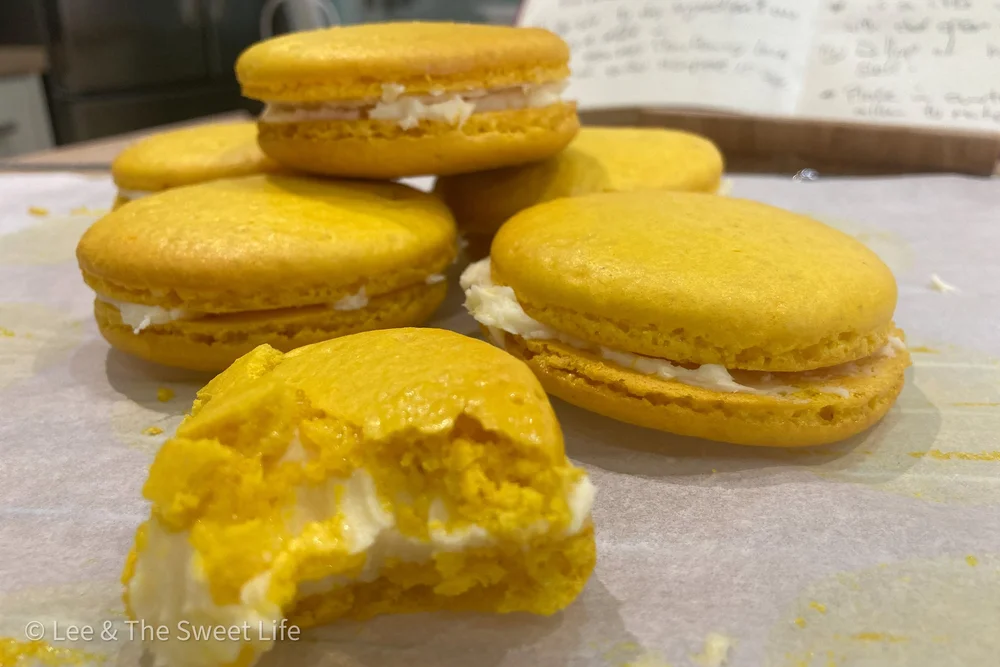Macarons with Lemon Buttercream recipe | Lee & The Sweet Life