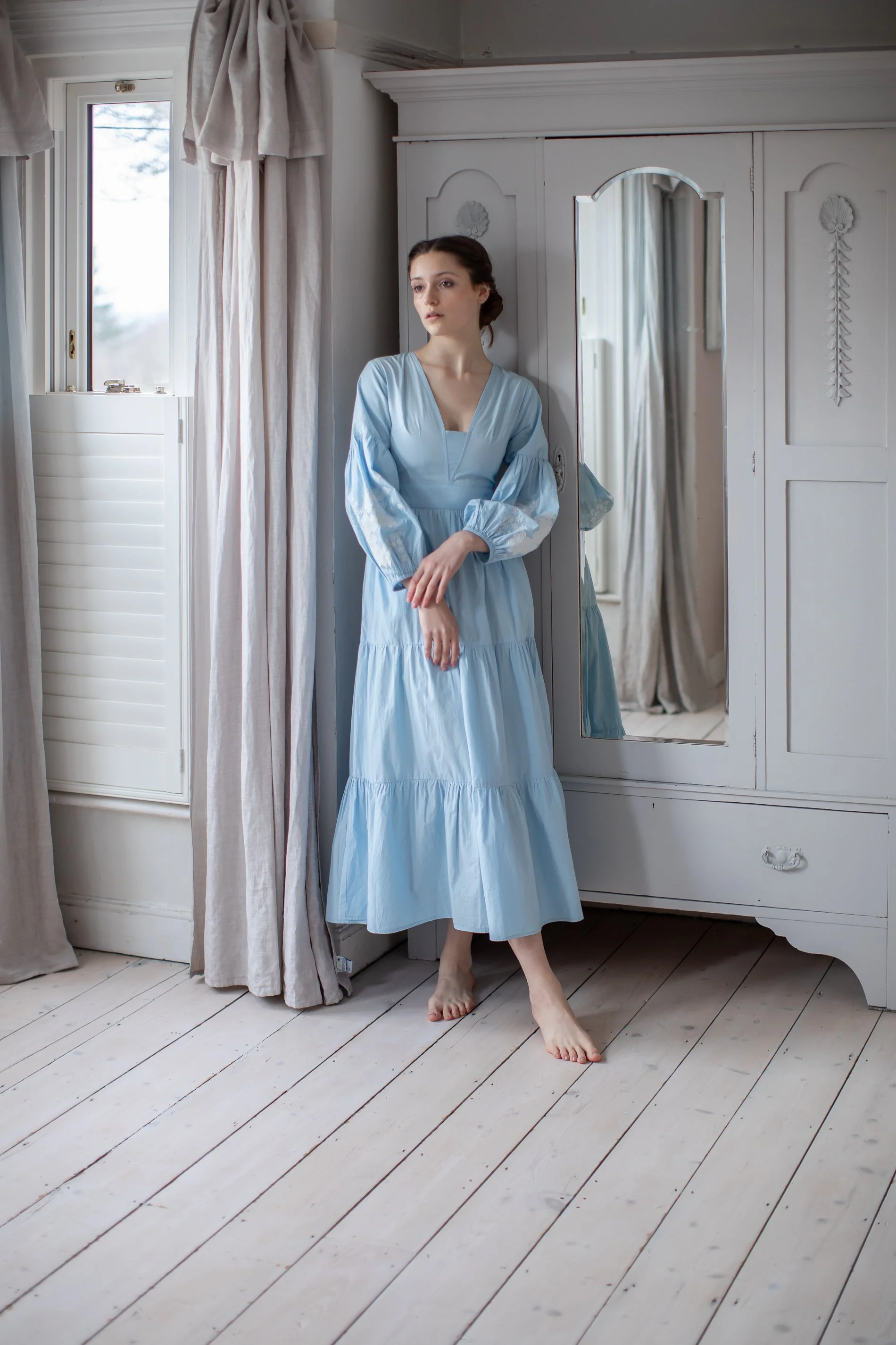 Ruth Eaton, Florist’s Dress, pale blue — RUTH EATON