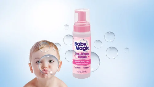 Baby Magic No-Rinse Wash, Original Baby Scent, 7oz — Global Distributors