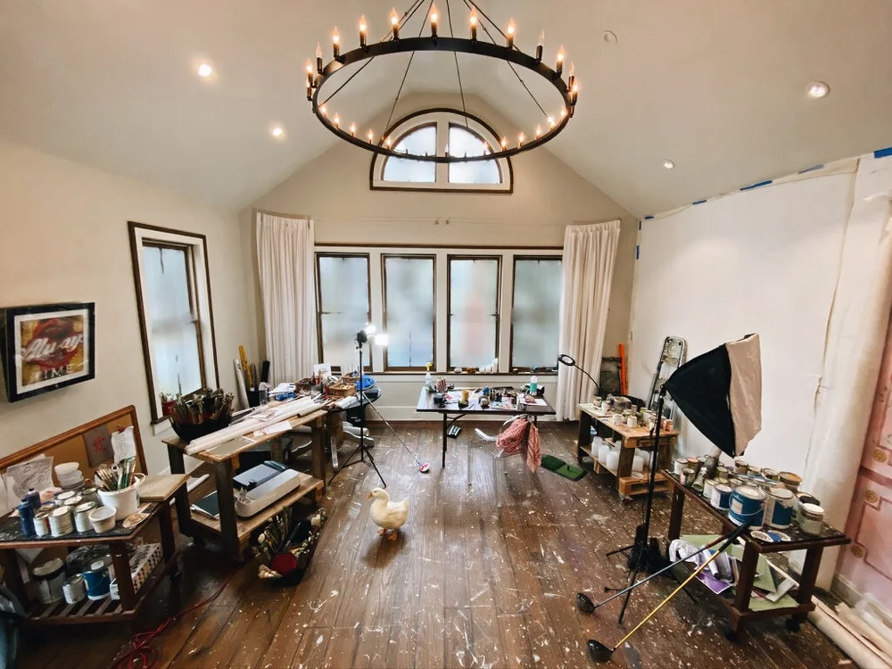 Hand Painted Golf Clubs