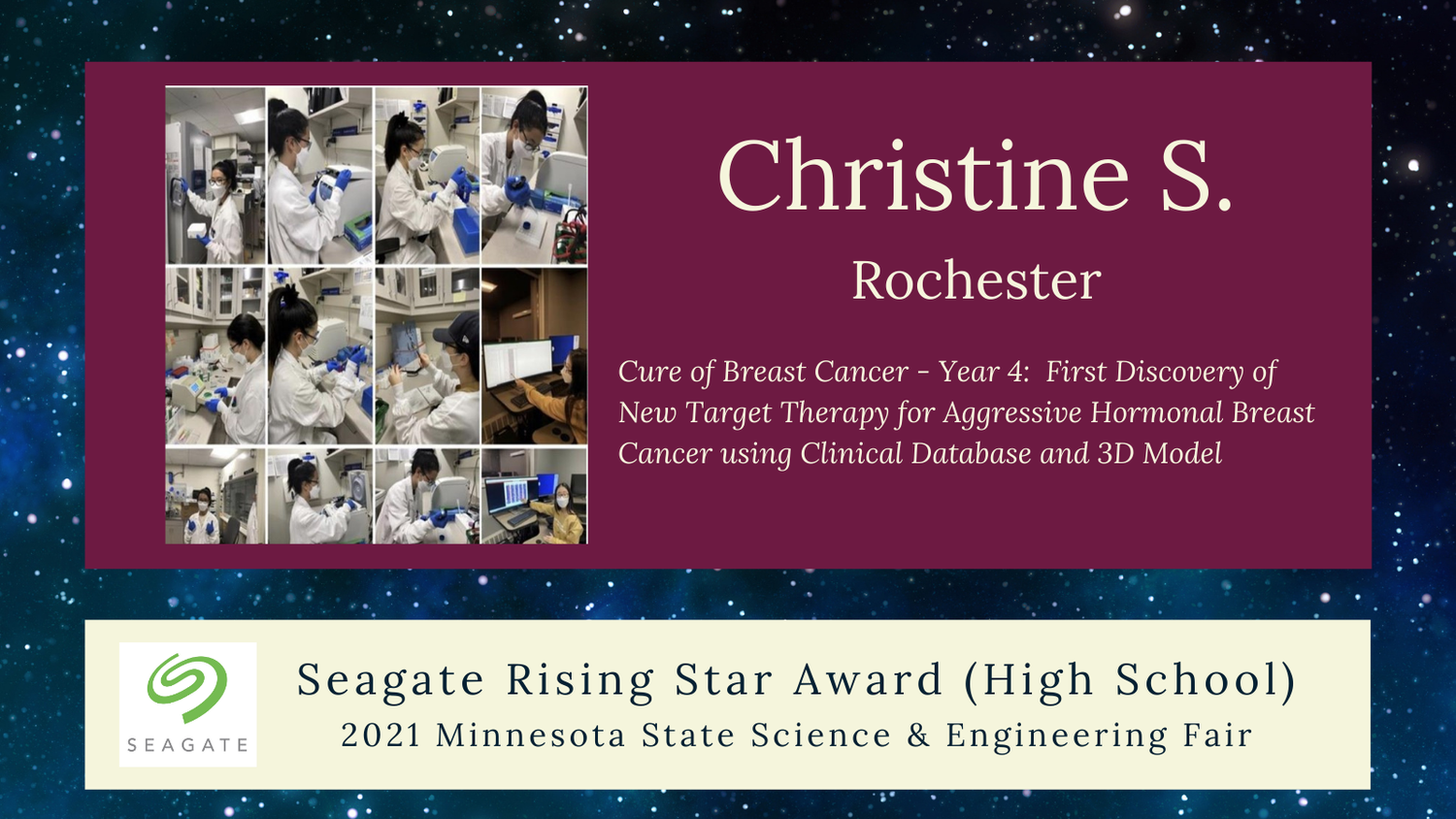 TWO ROCHESTER STUDENTS WIN PRESTIGIOUS SEAGATE RISING STAR AWARDS IN ...