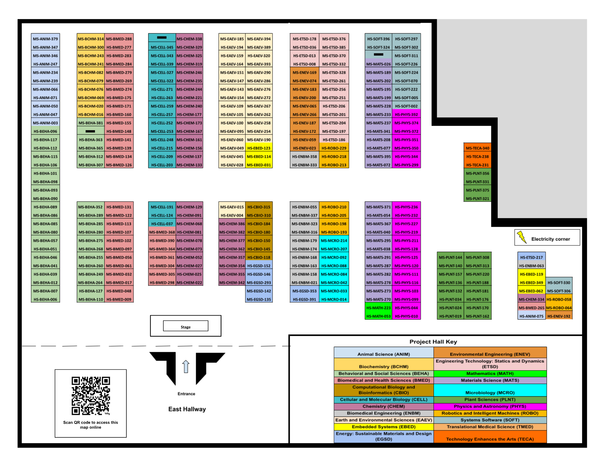 MSSEF Presentation Hall Layout — Minnesota Academy of Science