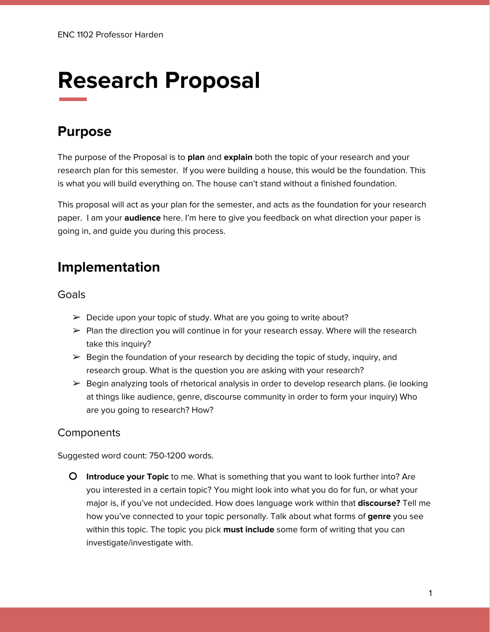 Research Paper Proposal — Sam Harden