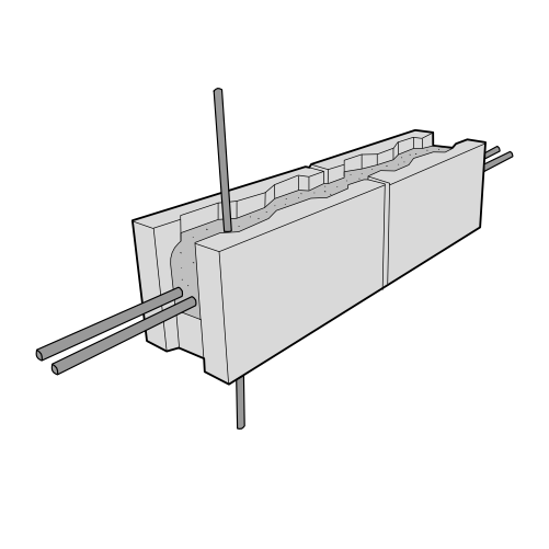 Cmu Bond Beam Rafter Metal Fundamentals Of Masonry Part B