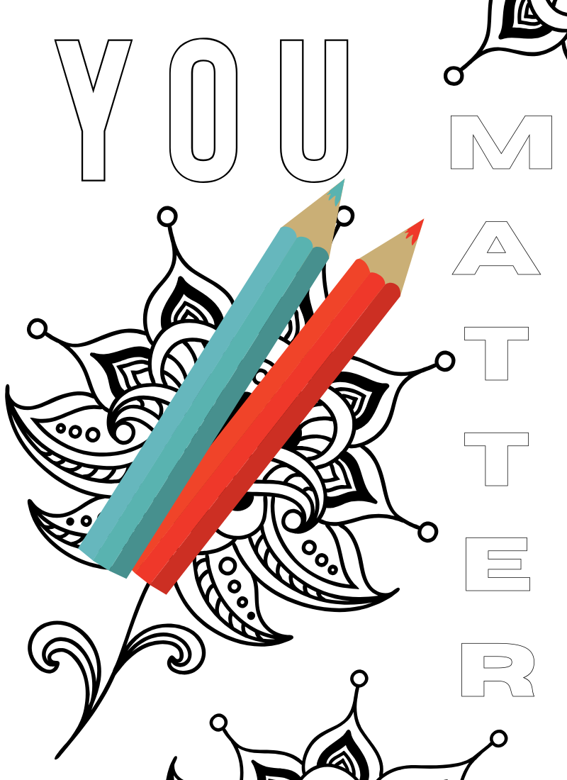 Inspiration Coloring Page Package — EATING DISORDER + TRAUMA RECOVERY ...