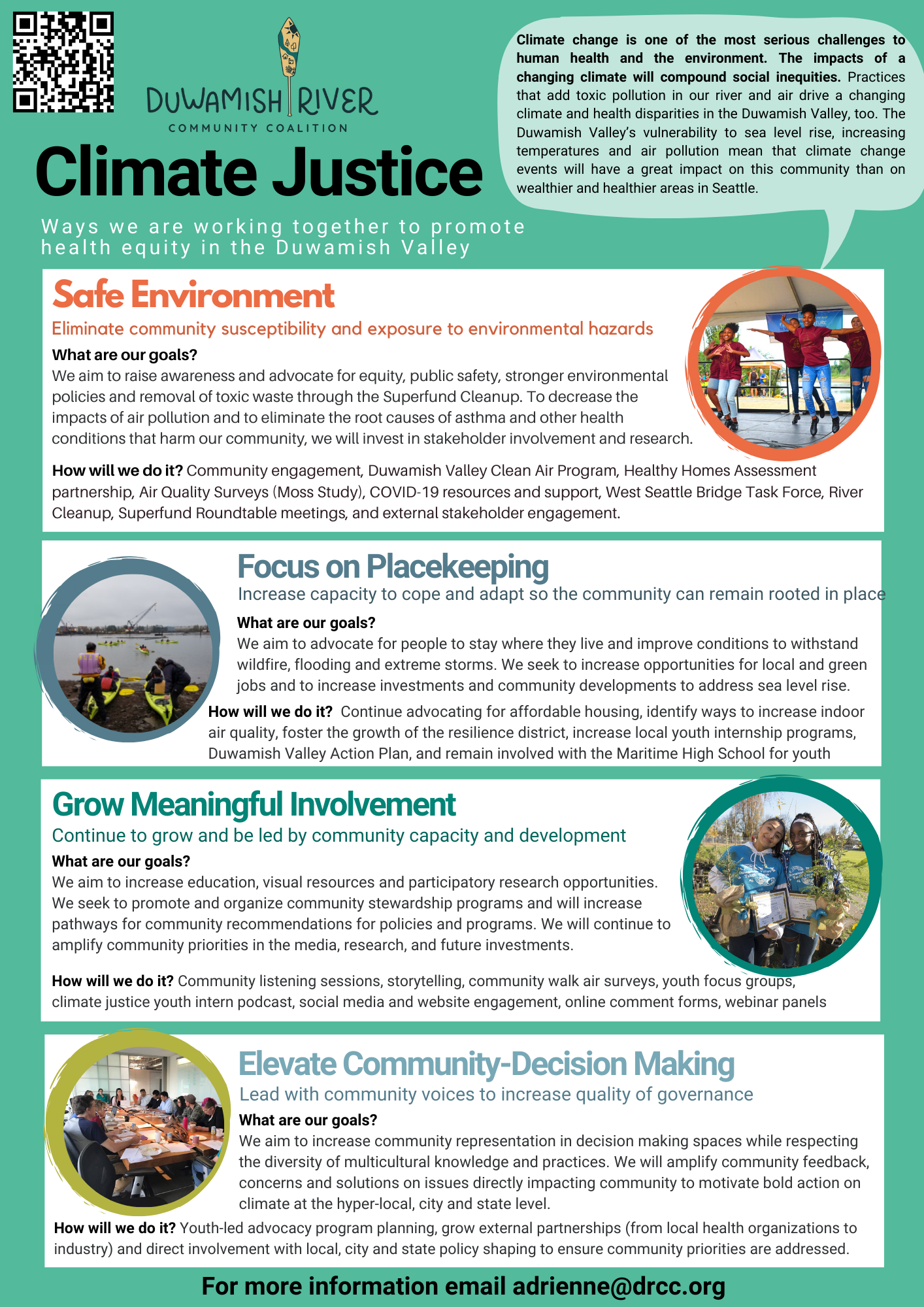 Climate Justice — Duwamish River Community Coalition