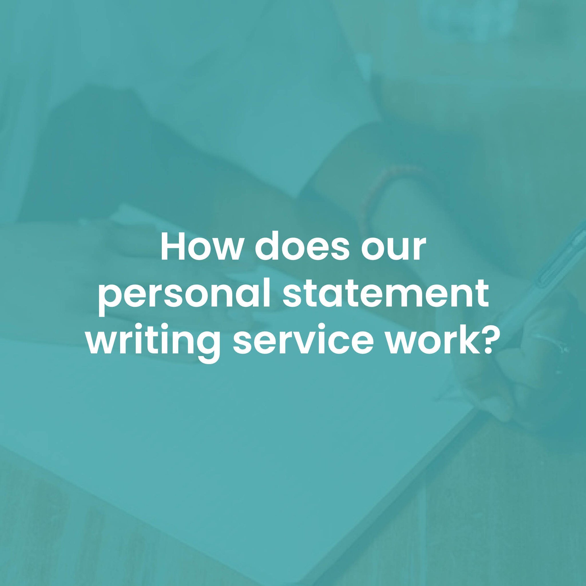 Personal Statement Service To Help You