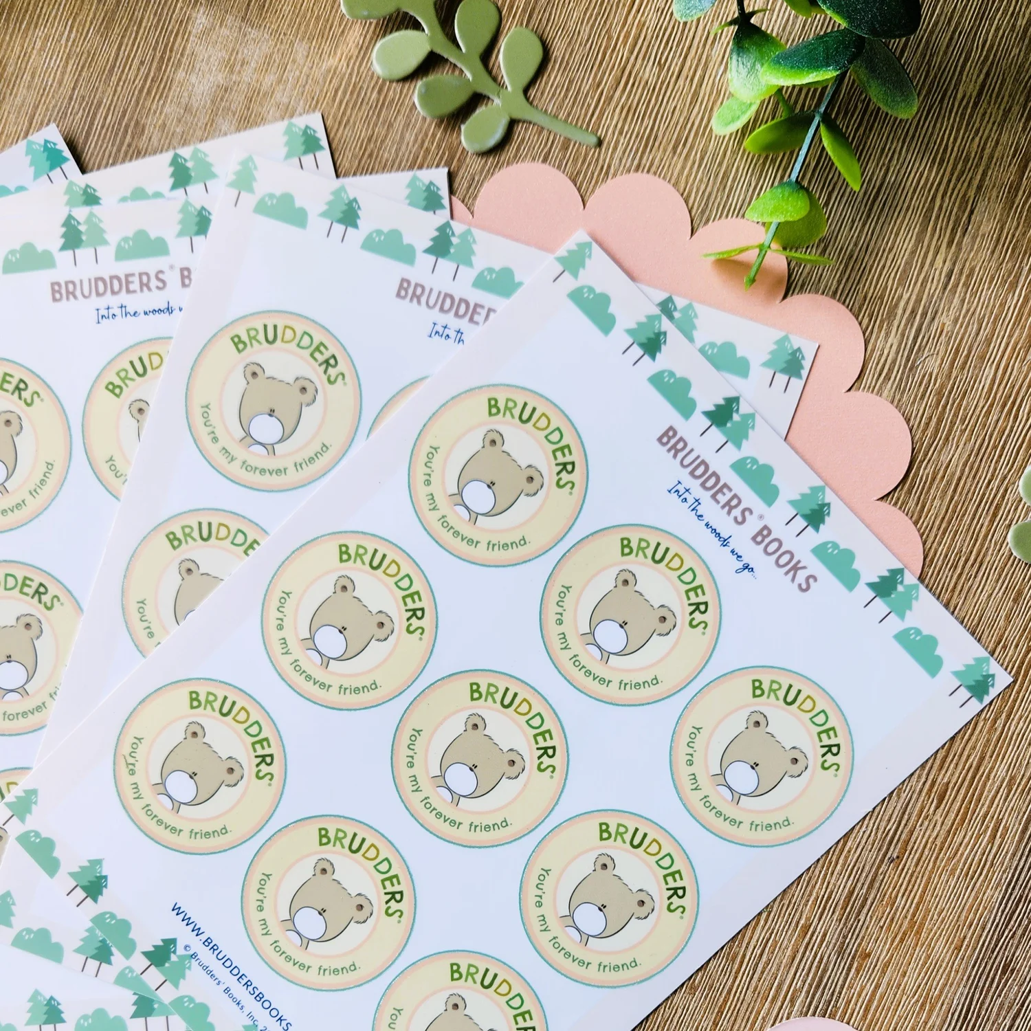Friendship Sticker Sheet Packs — BRUDDERS® BOOKS