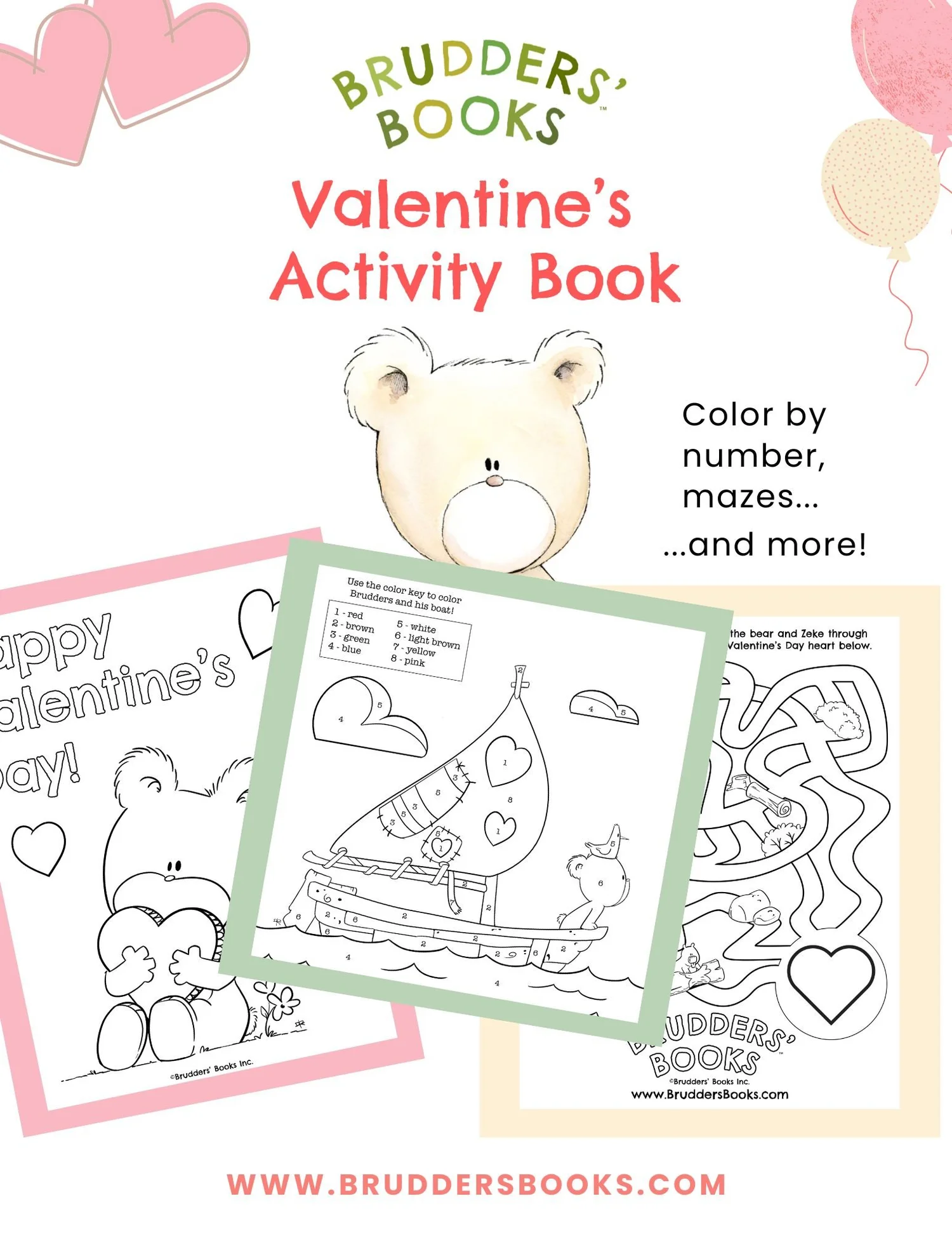 Valentine's Day Activities For Kids — BRUDDERS® BOOKS