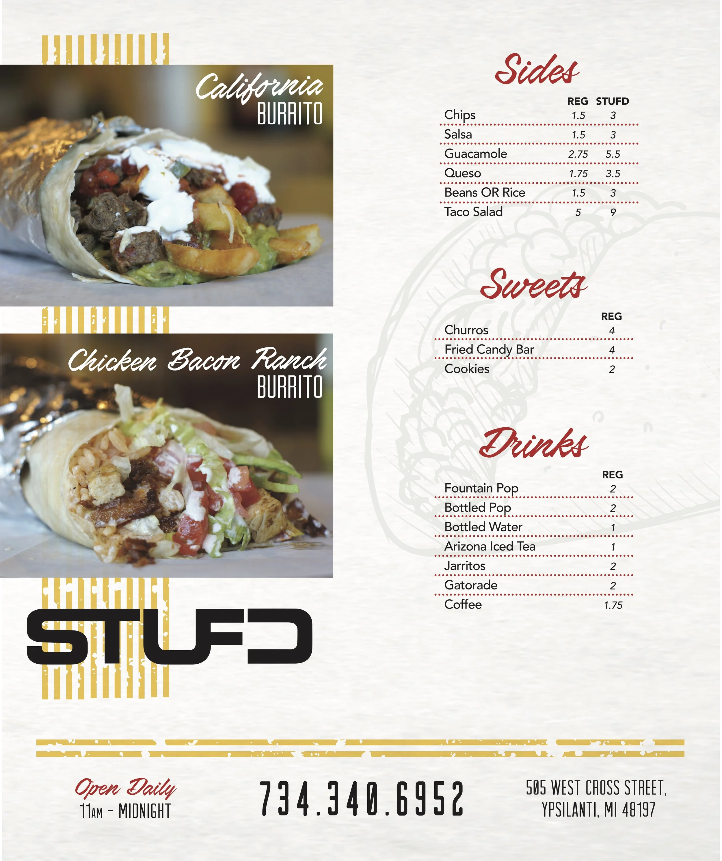 Menu — STUFD