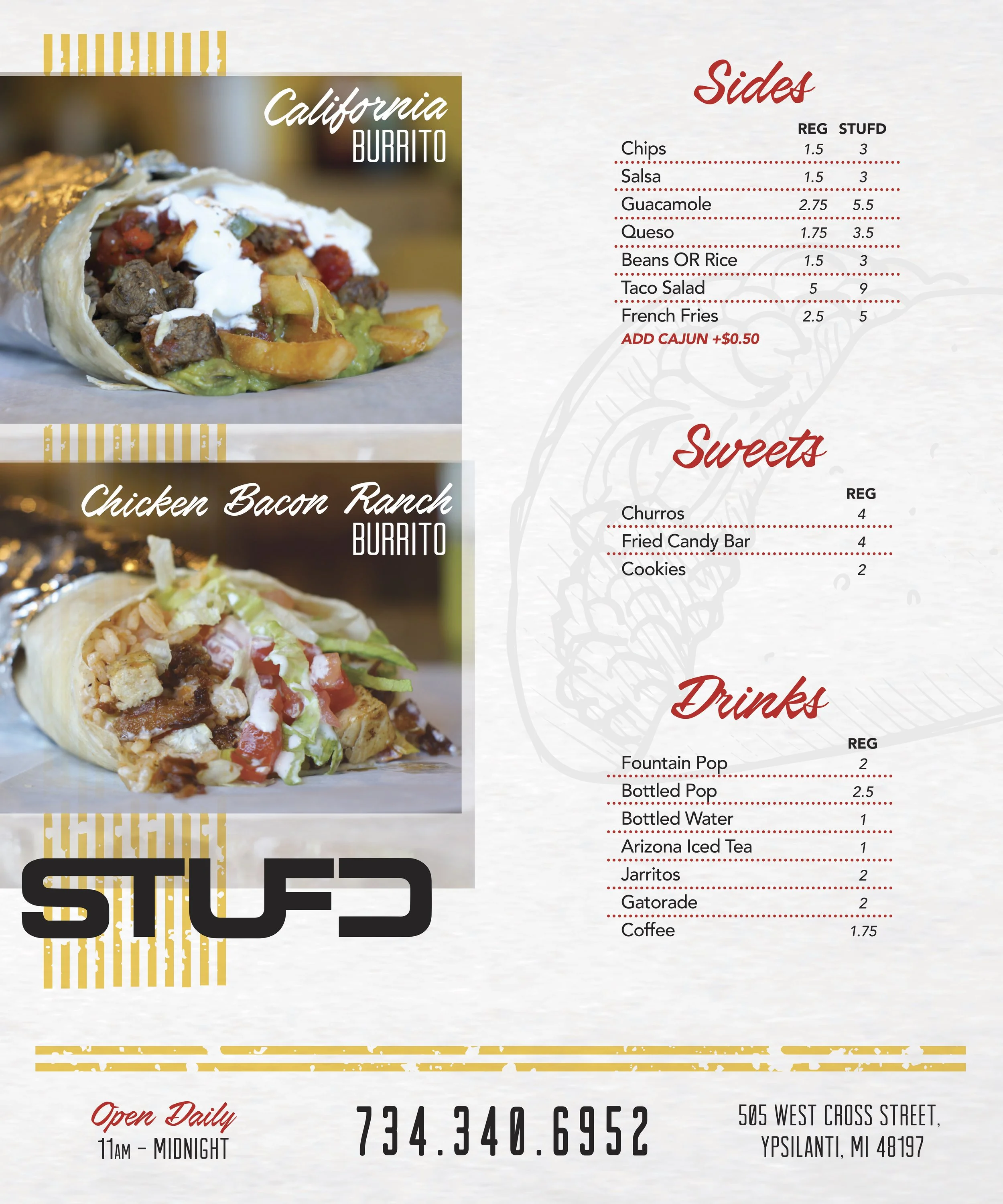 Menu — STUFD