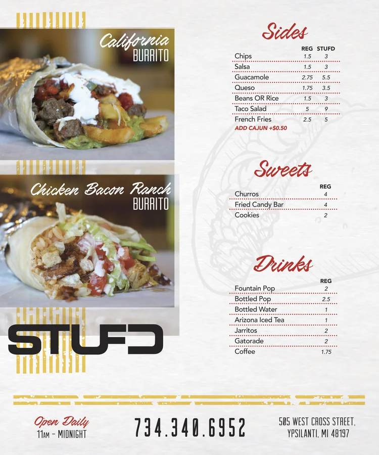 Menu — STUFD