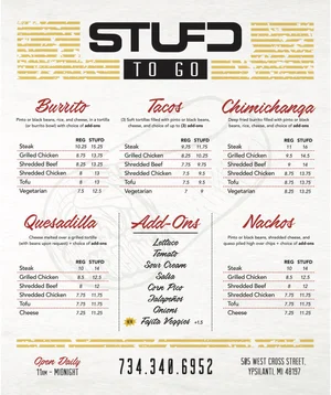 Menu — STUFD