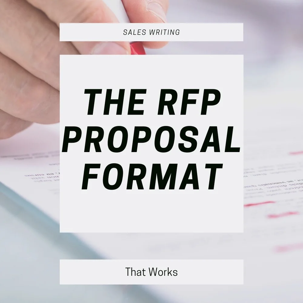 The RFP Proposal Format That Works