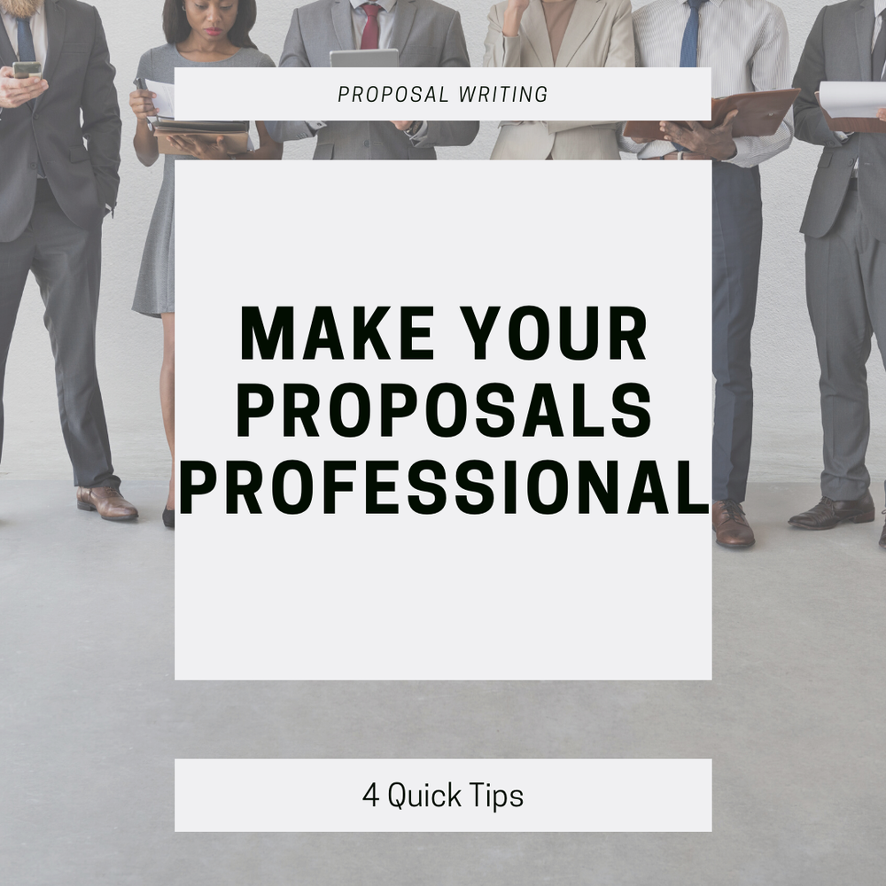 4 Tips To Make Your Proposals Look Professional | Utley Strategies