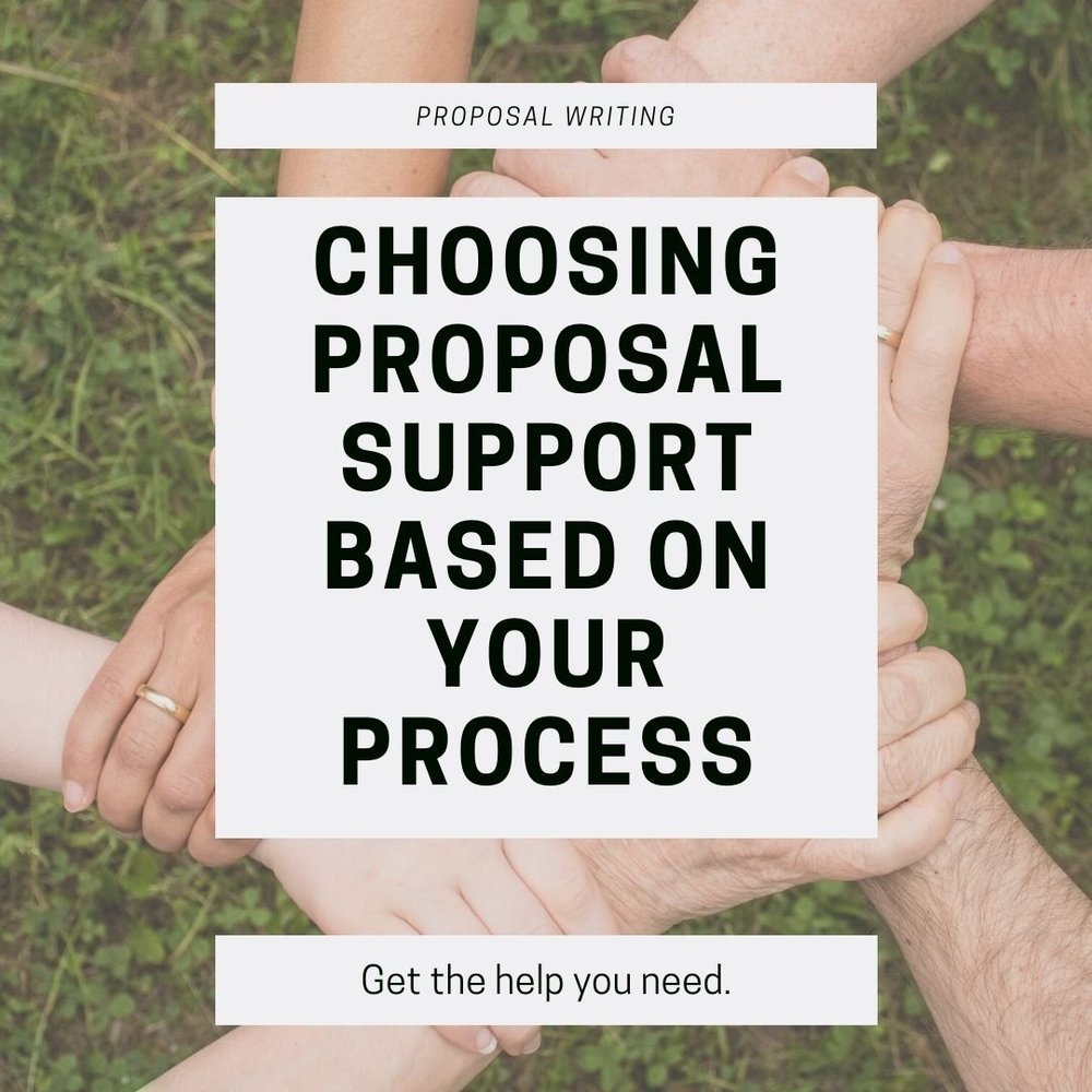 What Types of Proposal Support to Hire Based on Your Proposal Process