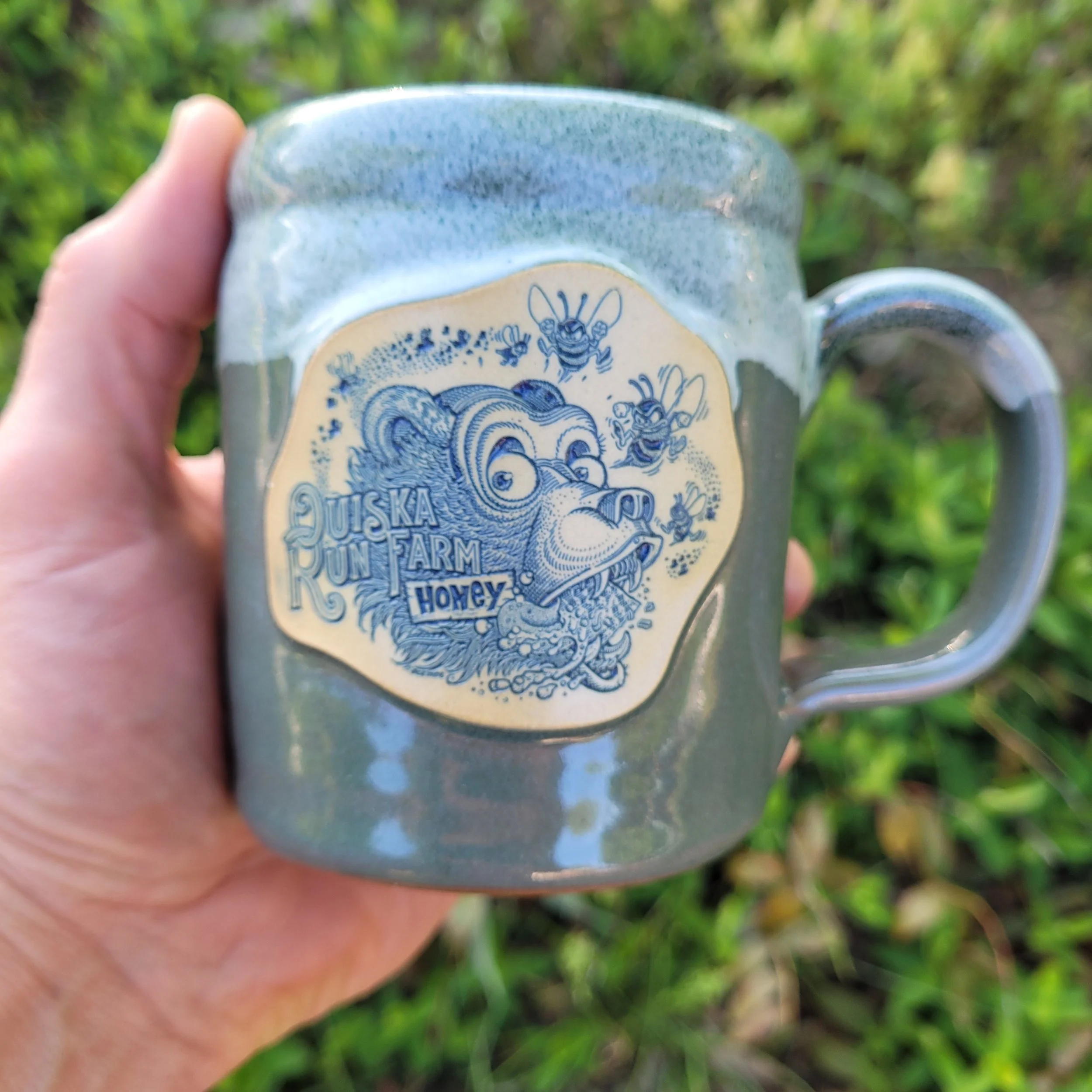 ORF Honey - Hand Thrown - Deneen Pottery Mug — Ouiska Run Farm