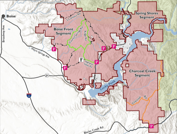 Proposed Lucky Peak Trail Bisects Idaho's Densest Mule Deer Habitat ...
