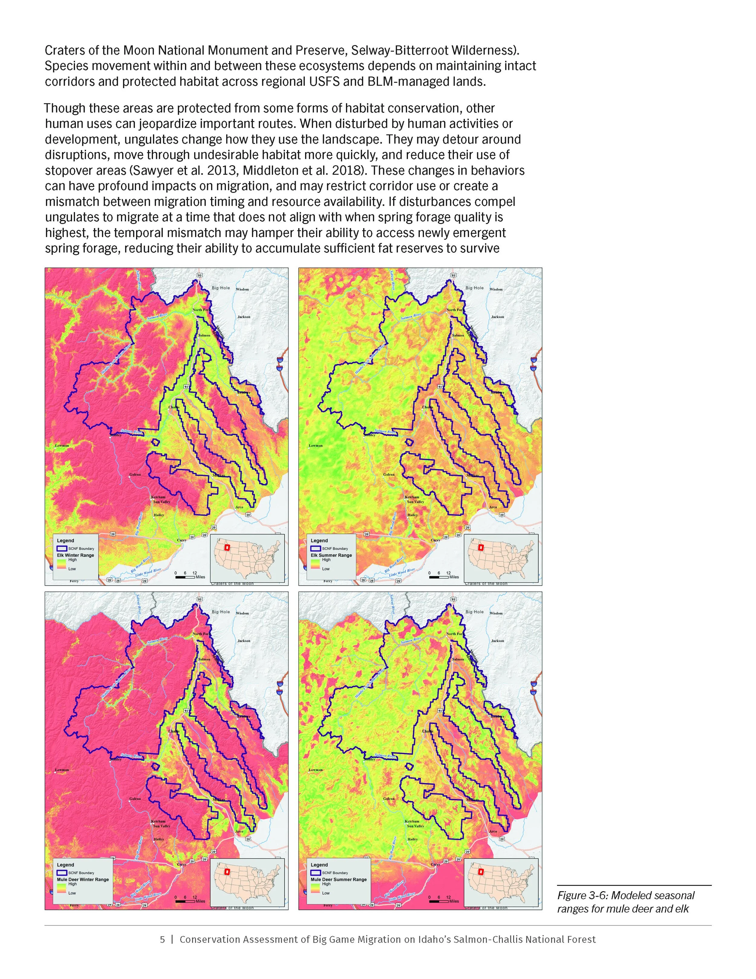 Salmon-Challis Forest Big Game Migration Assessment — Idaho Wildlife ...