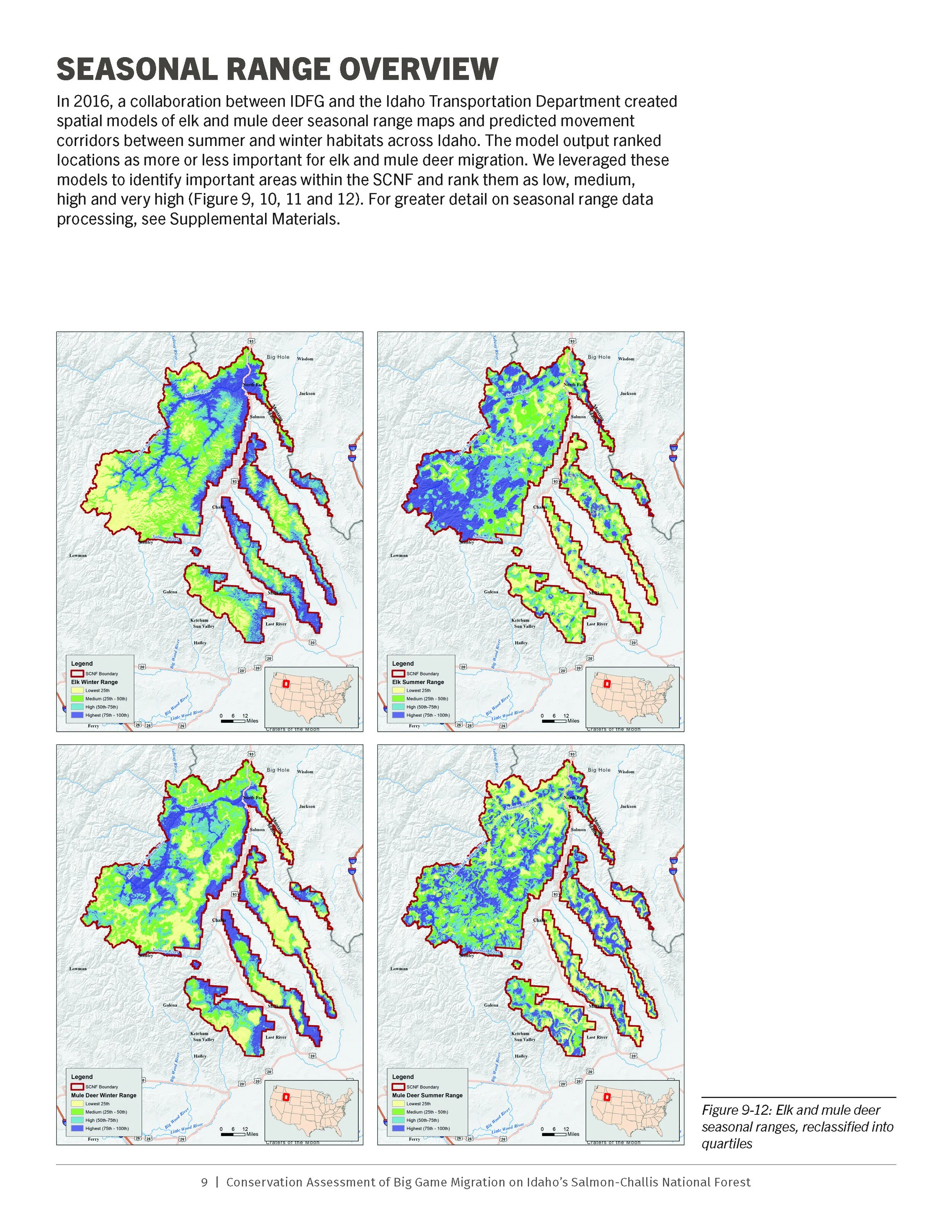 Salmon-Challis Forest Big Game Migration Assessment — Idaho Wildlife ...