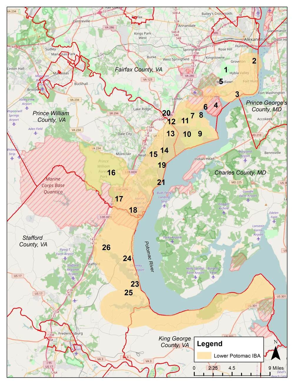 Lower Potomac Important Bird Area — Northern Virginia Bird Alliance