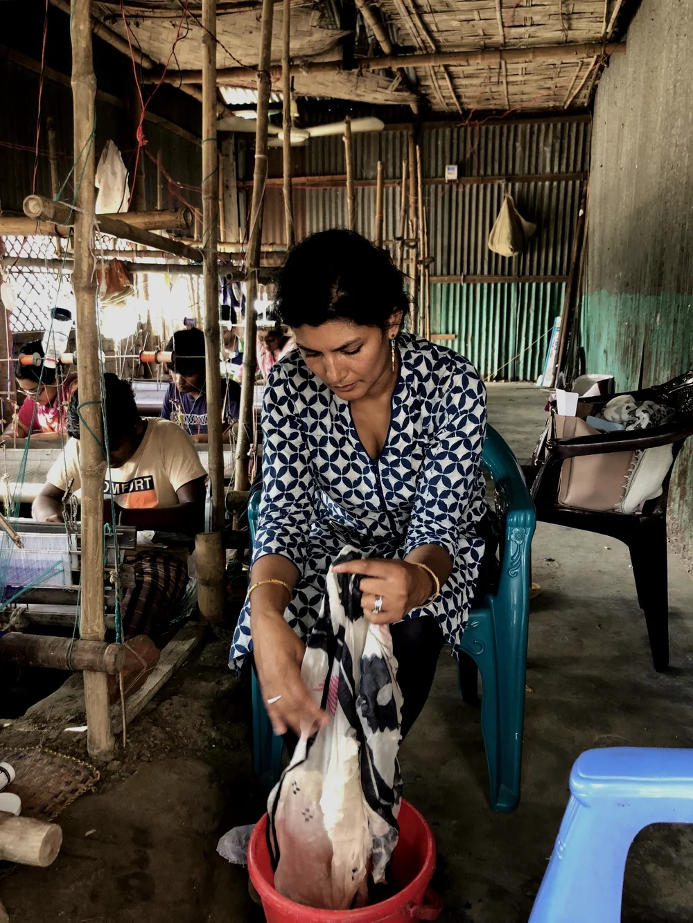 Our Process — Majeda Clarke - Textile Designer & Weaver | Blankets ...