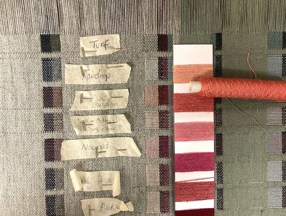 Our Process — Majeda Clarke - Textile Designer & Weaver | Blankets ...