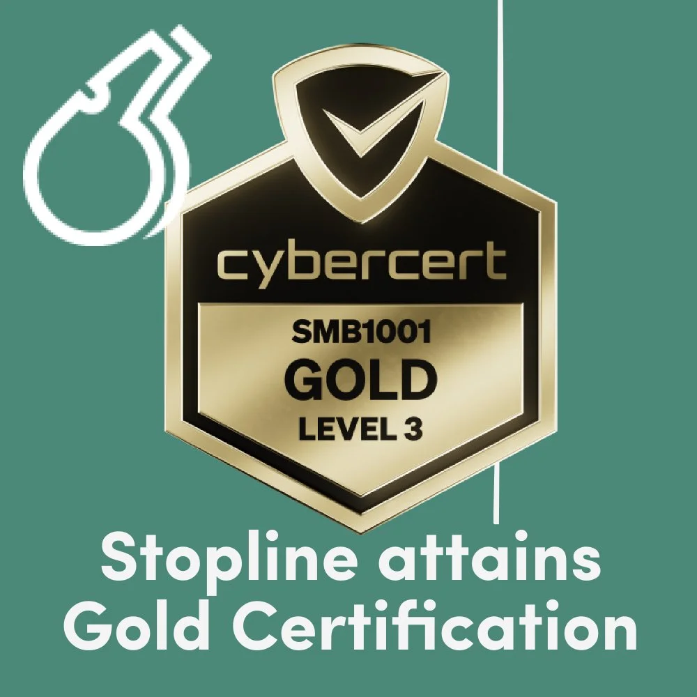 Stopline Attains SMB1001 Gold Certification for Cyber Security ...