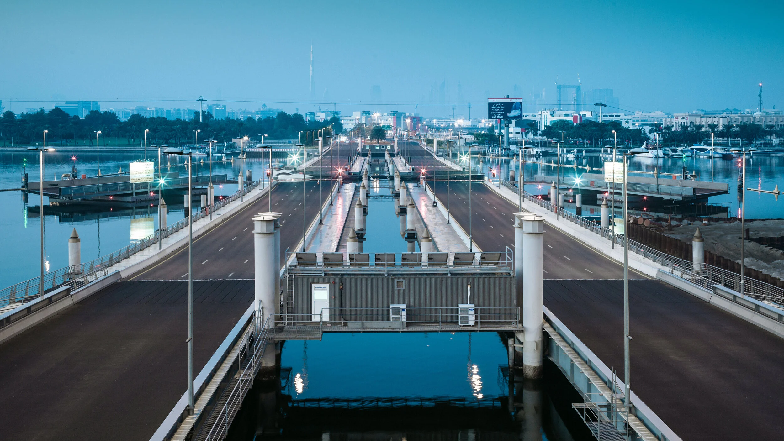 Floating Bridge Dubai — Waagner Biro Bridge Systems