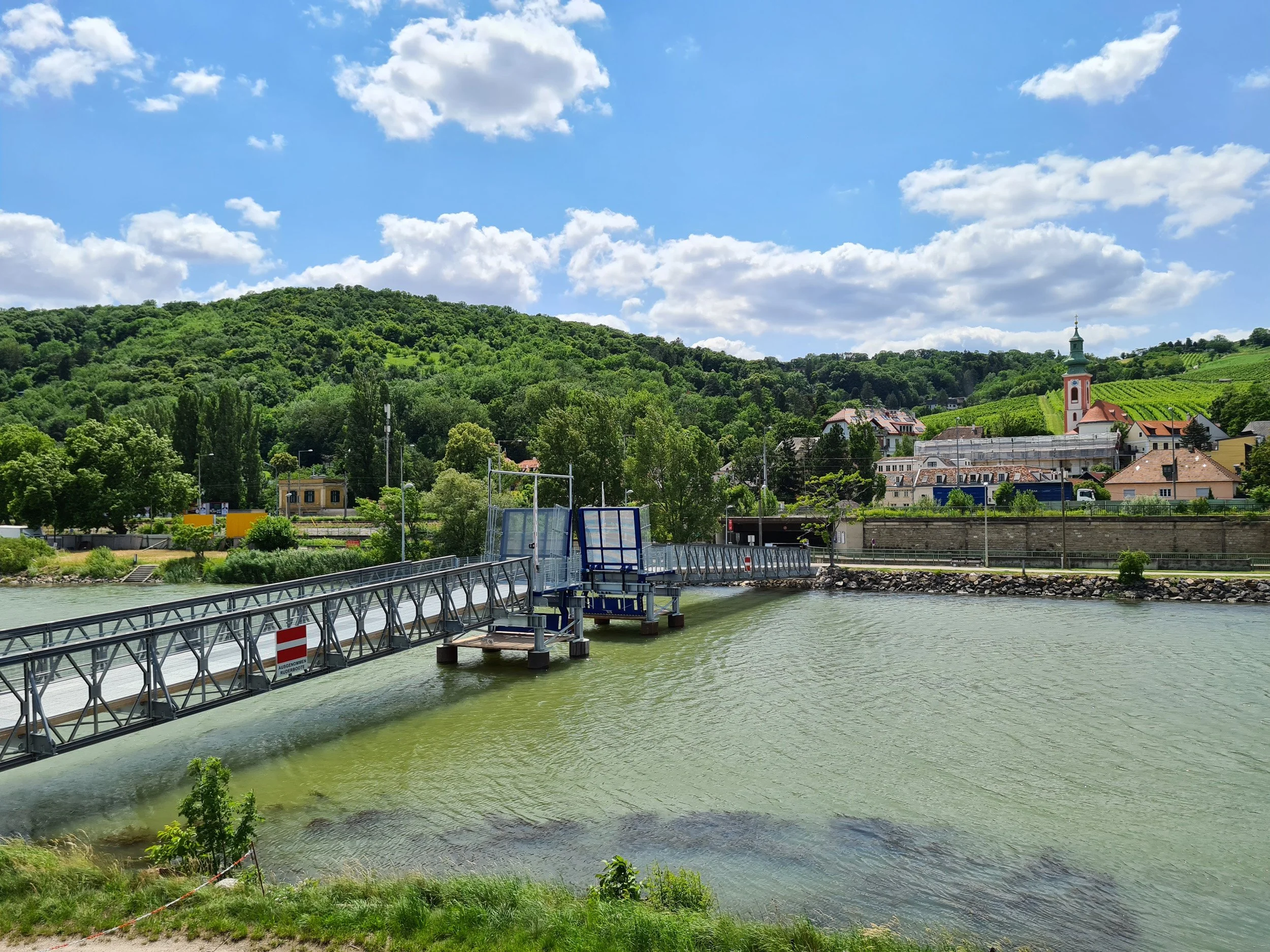 Kuchelau Harbour Bridge with Bascule Bridge, Vienna — Waagner Biro ...