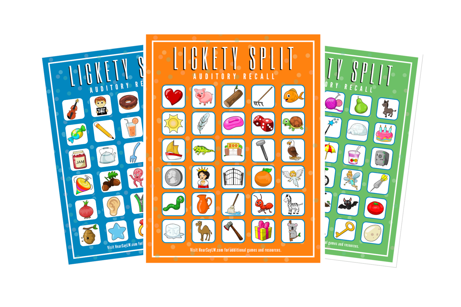 Lickety Split - Auditory Memory & Recall — Lynn A. Wood Rehab ...