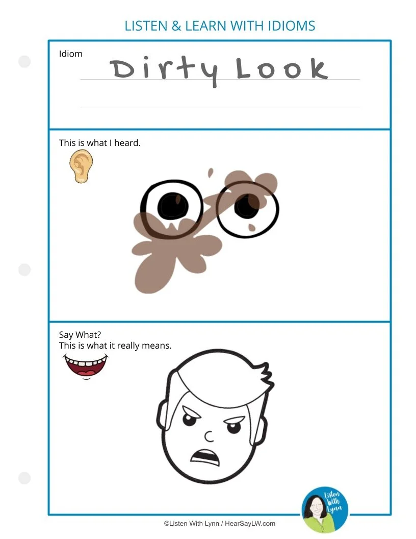 I’m All Ears! SAY WHAT? Fun With Idioms — Lynn A. Wood Rehab ...