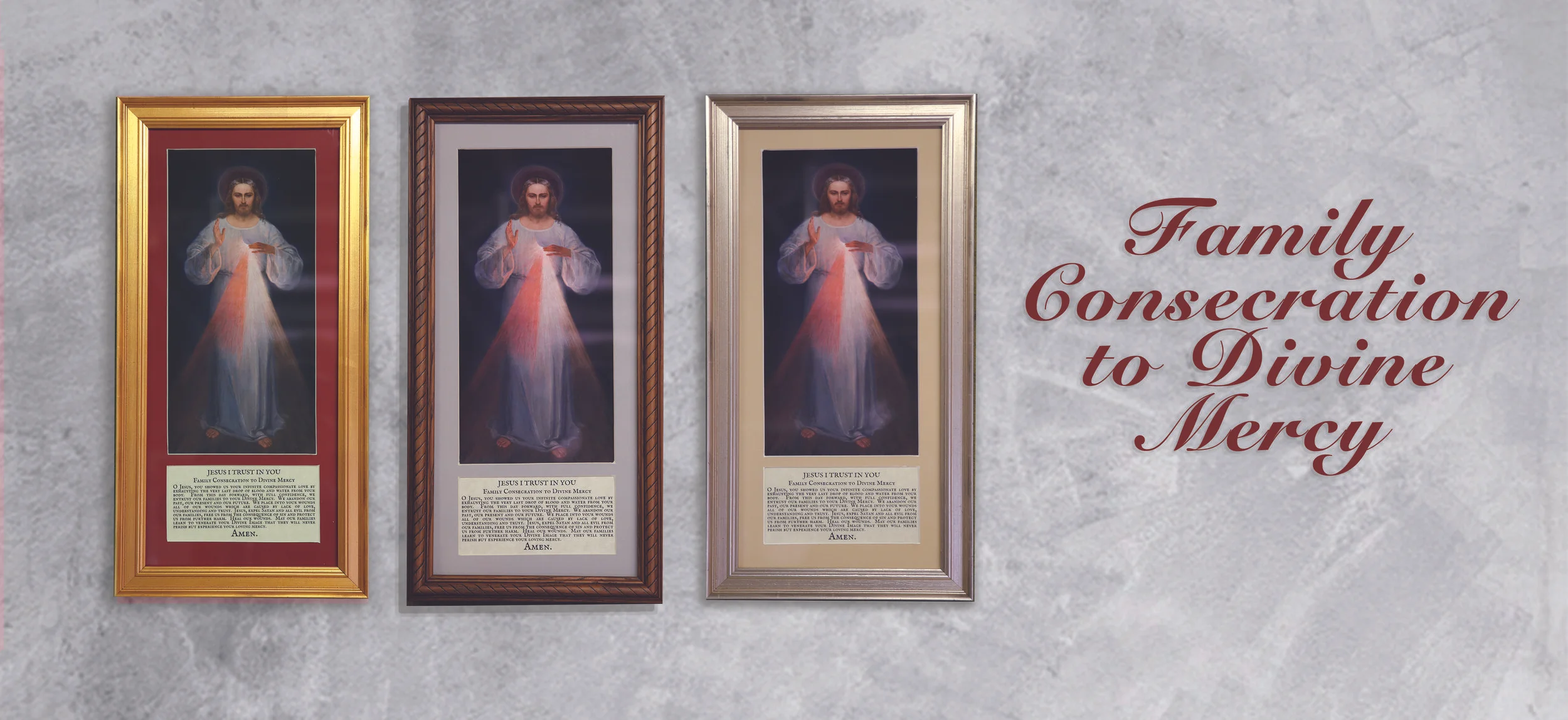 Family Consecration — Original Divine Mercy Institute