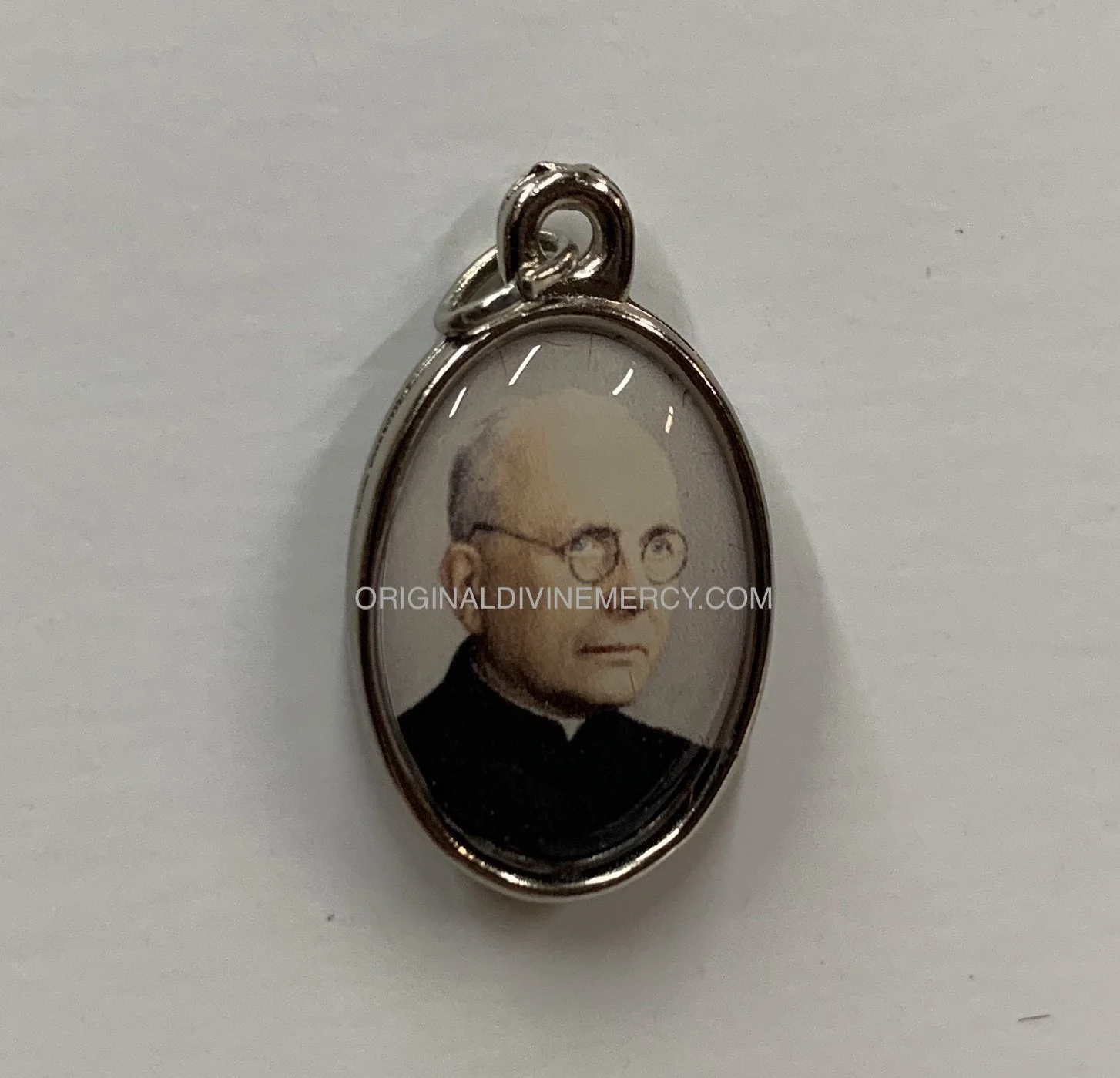 Original Image of Divine Mercy Round Pendant — Original Divine Mercy ...