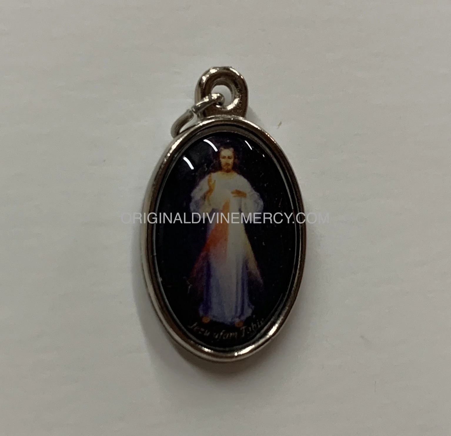 Original Image of Divine Mercy Round Pendant — Original Divine Mercy ...