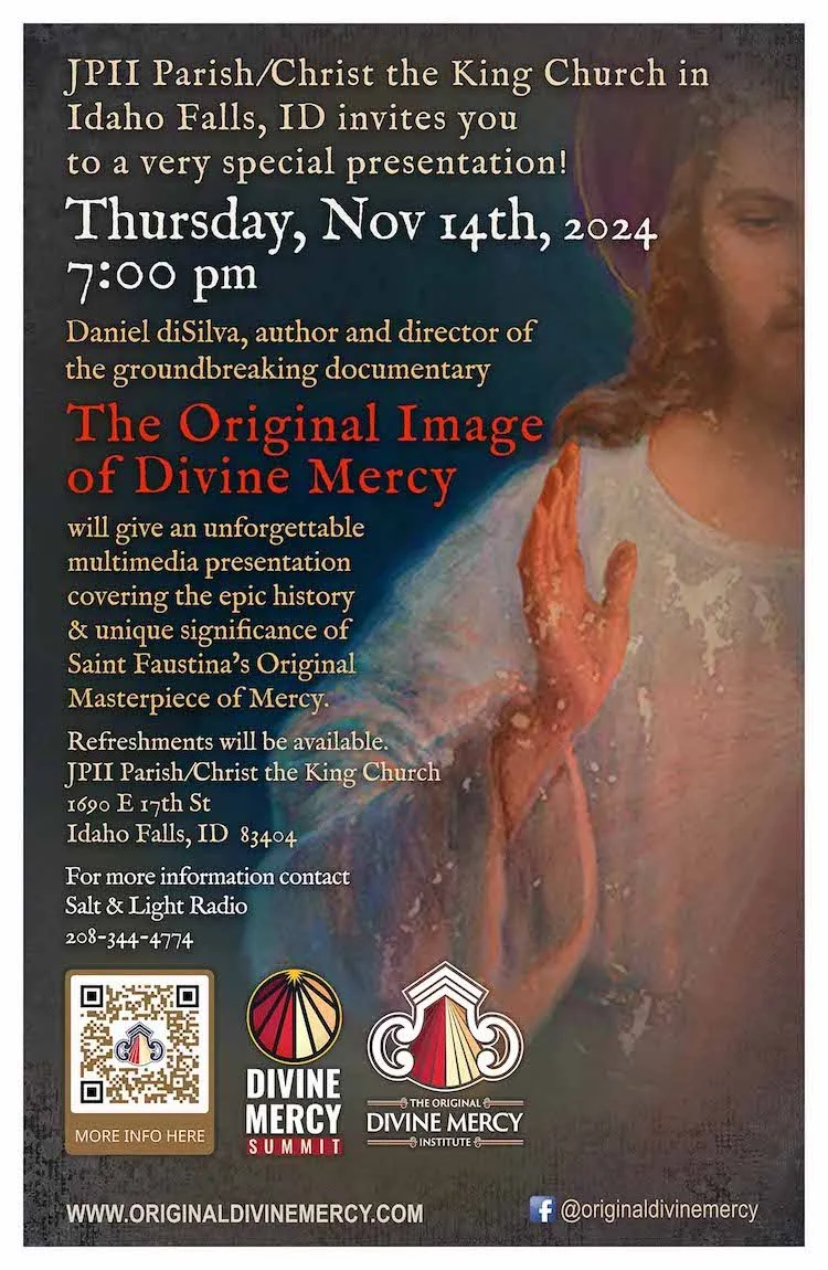 Original Divine Mercy Events Schedule — Original Divine Mercy Institute