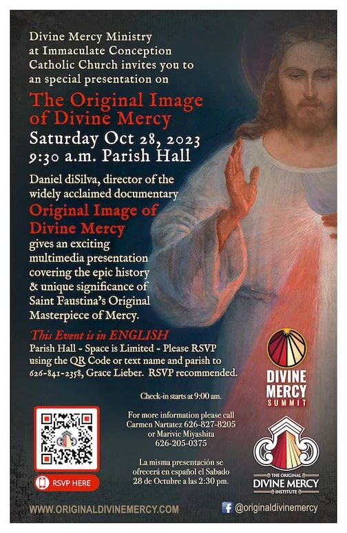 Original Divine Mercy Events Schedule — Original Divine Mercy Institute