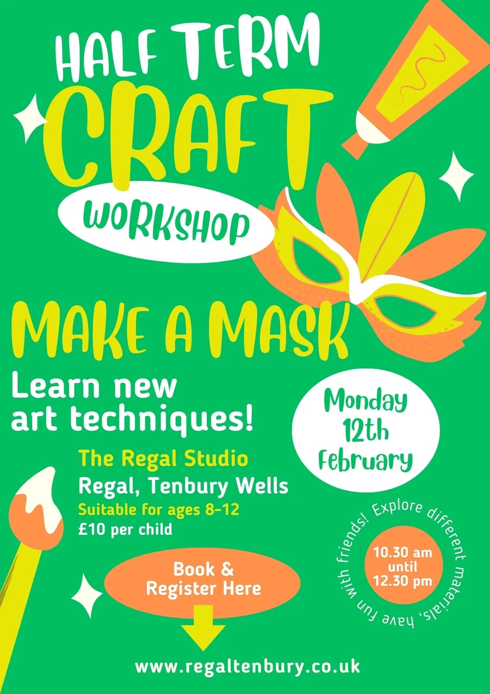 Half Term Craft Workshop — Regal Tenbury