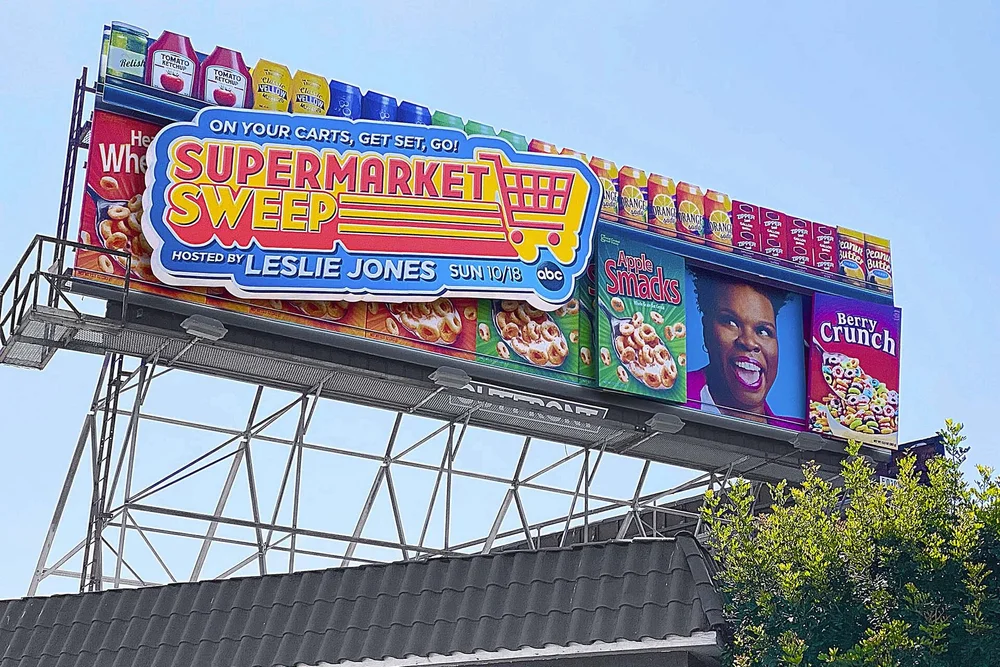3D Billboards For ABC’s Supermarket Sweep — Primary Color