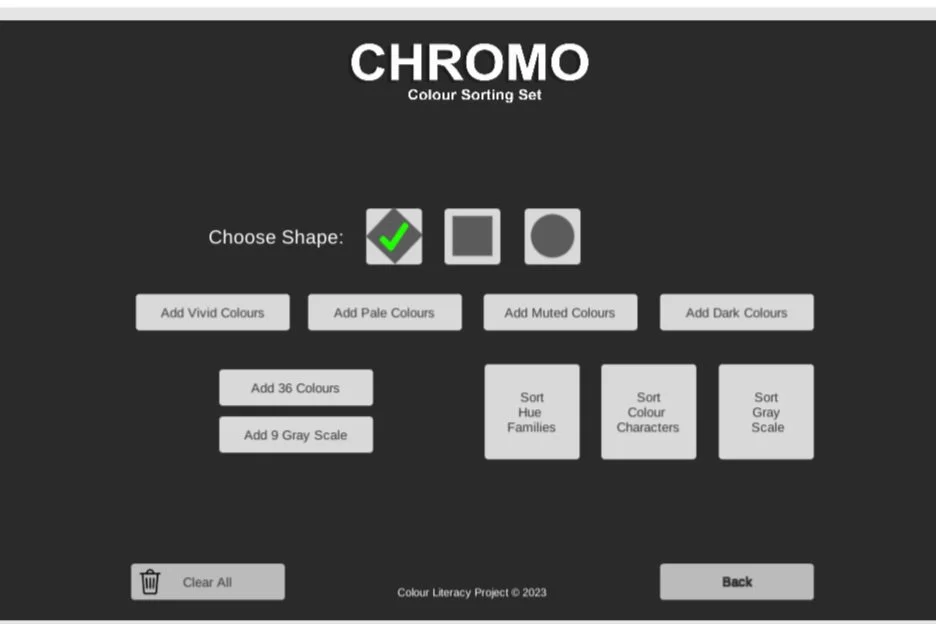 Free Sort — Colour Literacy Project