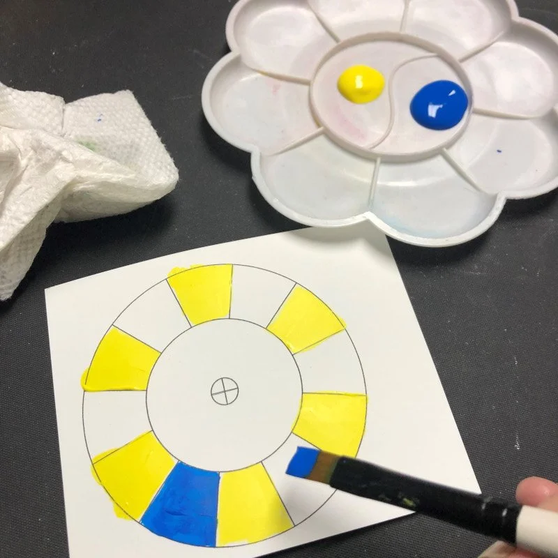 Optical mixing spinning disks — Colour Literacy Project