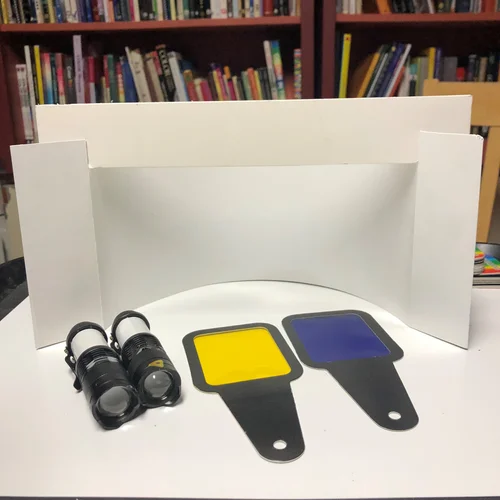 Comparative mixing blue and yellow — Colour Literacy Project